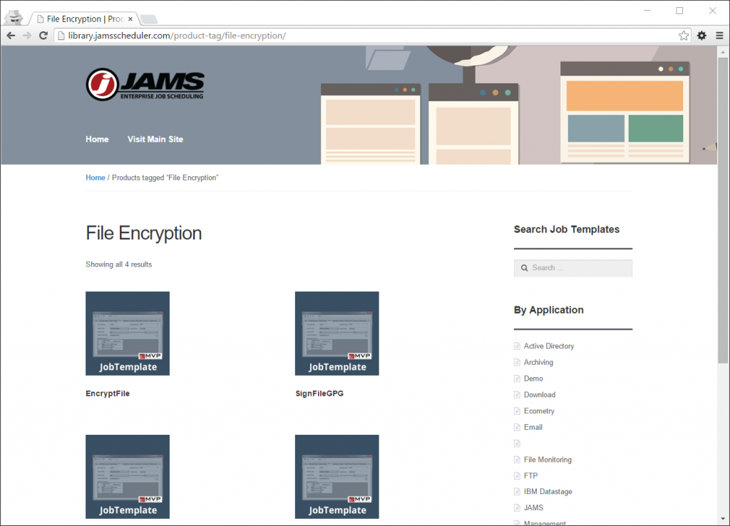 JAMS Job Template Library